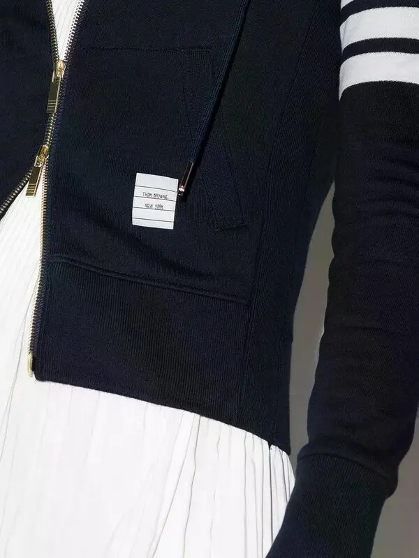 Thom Browne 4-bar Zip-fastening Hoodie