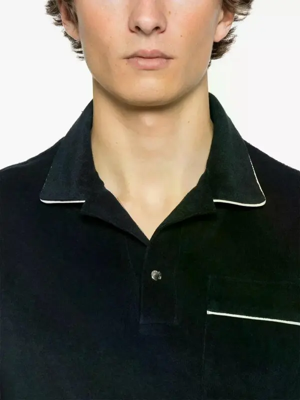Moncler Textured Polo Shirt