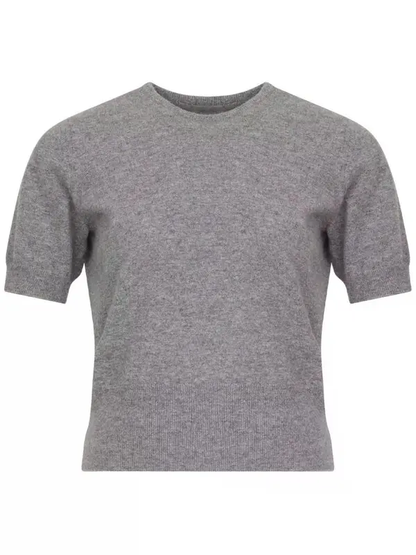 MAISON MARGIELA Crew Neck Virgin Wool Jumper - Grey