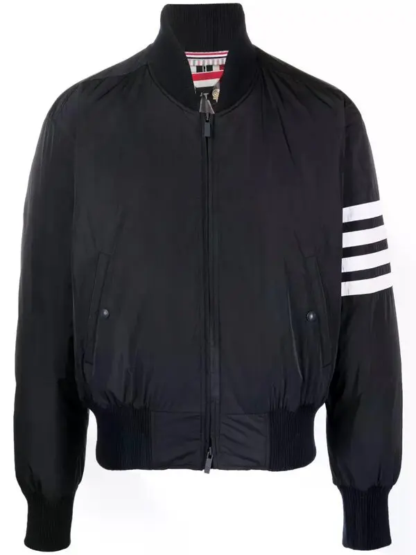 Thom Browne 4-bar Stripe Bomber Jacket