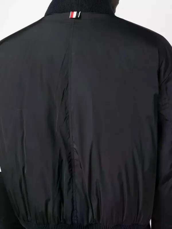 Thom Browne 4-bar Stripe Bomber Jacket