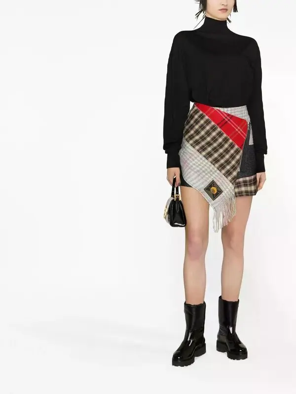 QUIRA Ribbed-knit Roll Neck Jumper