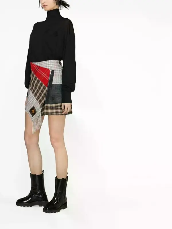 QUIRA Ribbed-knit Roll Neck Jumper