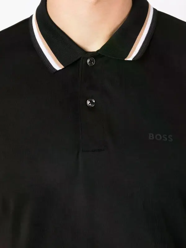 BOSS Logo Embroidered Polo Shirt