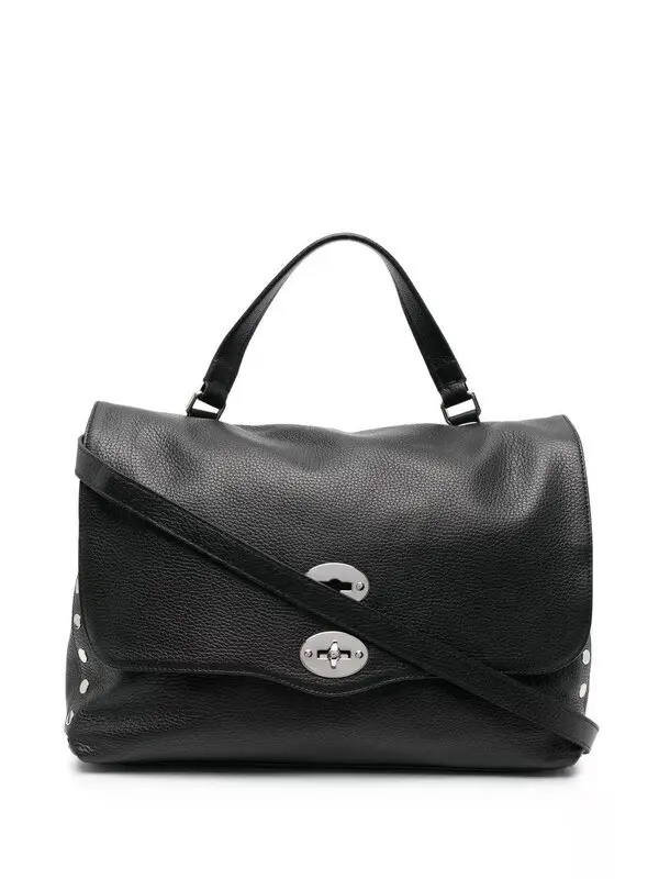 ZANELLATO Postina Daily Studded Tote Bag - Black
