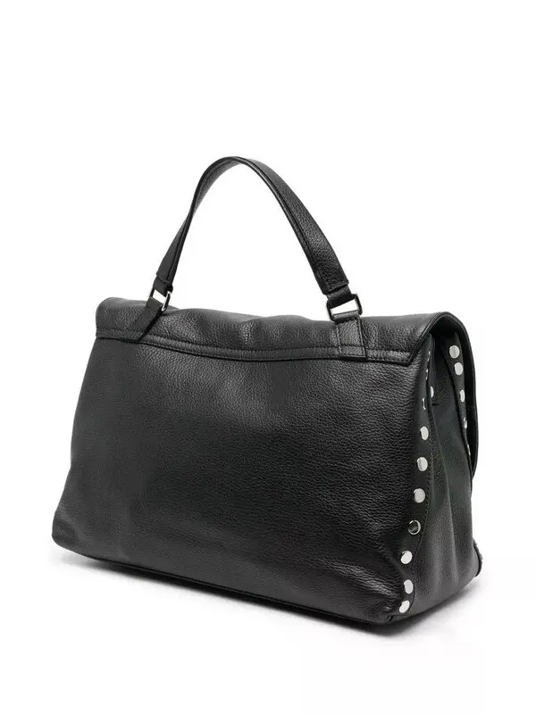 ZANELLATO Postina Daily Studded Tote Bag - Black