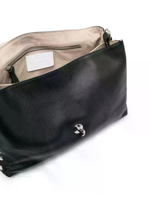ZANELLATO Postina Daily Studded Tote Bag - Black