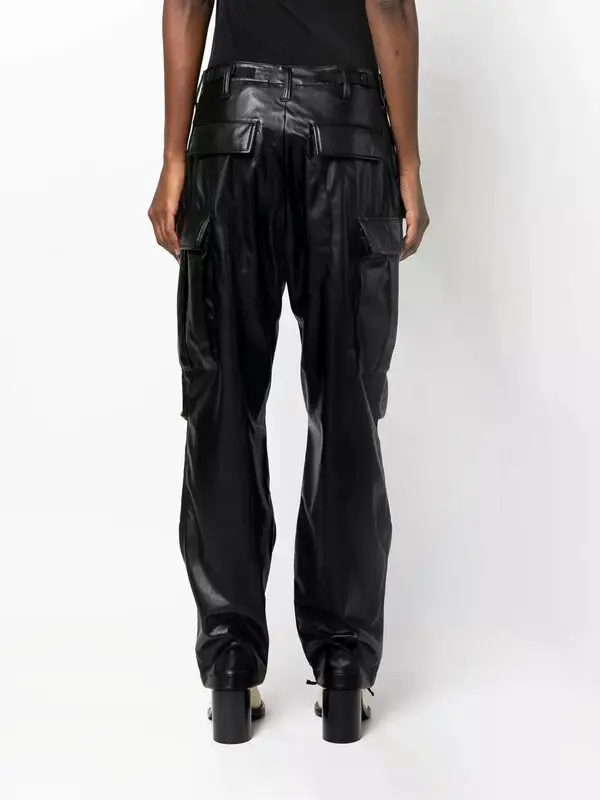 Rag & Bone Sands Faux-leather Cargo Trousers