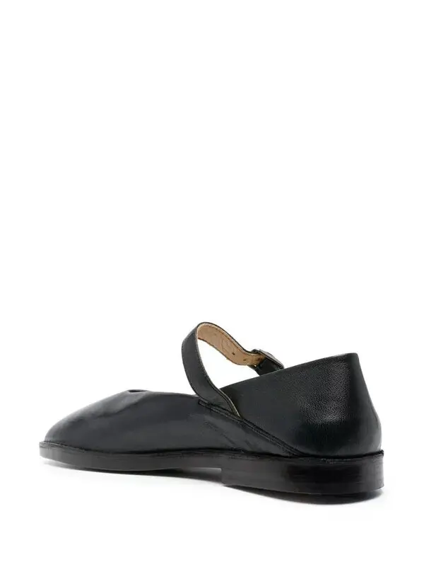 LEMAIRE Leather Ballerina Shoes With Buckle Fastening