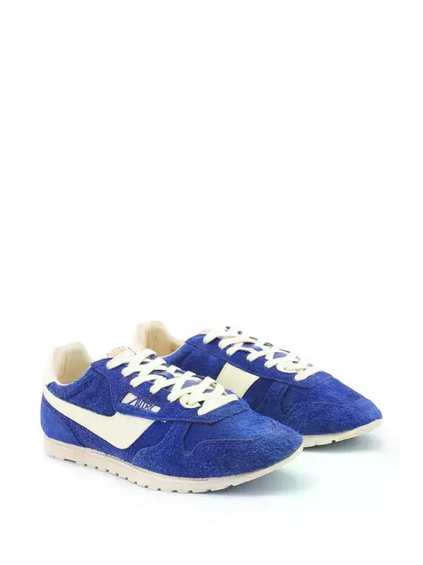 AUTRY Suede Panelled Retro Sneakers - Blue