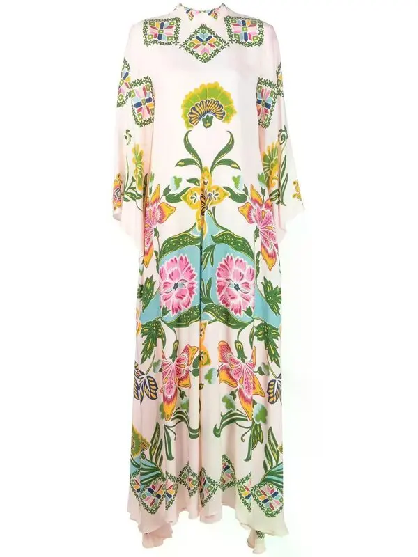 La DoubleJ Magnifico Day Dress With Floral Print - Pink