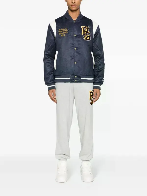 PUMA X Staple Logo-patch Varsity Jacket