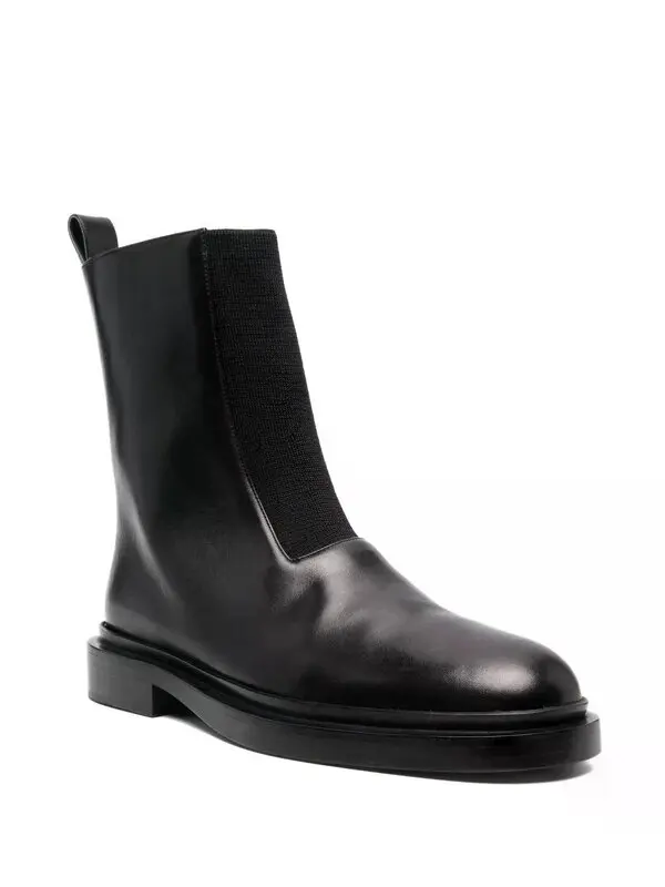 JIL SANDER Leather Chelsea Boots
