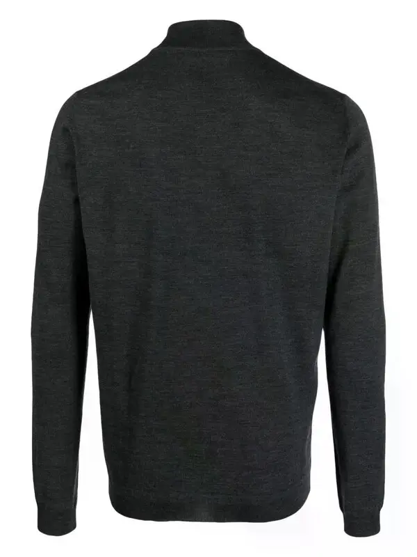 GOES BOTANICAL Merino Wool Roll Neck Jumper - Grey