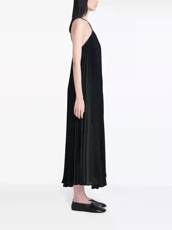 Proenza Schouler White Label Celeste Lightweight Crepe Halterneck Dress