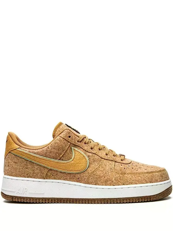 Nike Force 1 Low "happy Pineapple" Cork Sneakers - Brown
