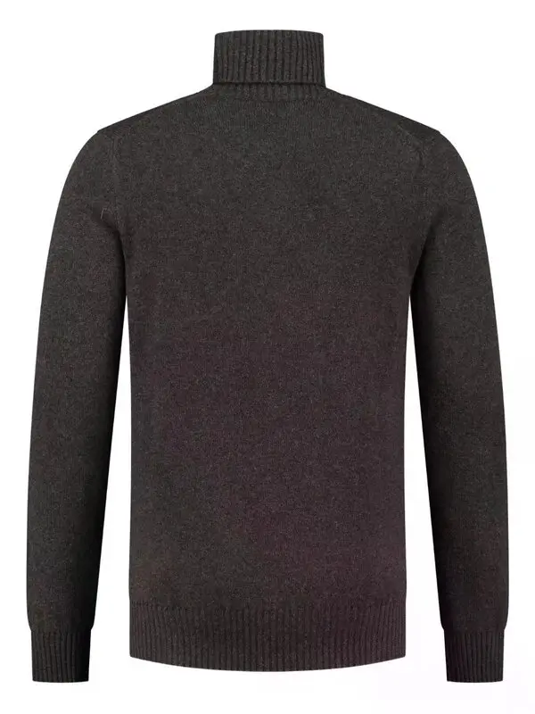 DORIANI CASHMERE Roll Neck Jumper - Brown