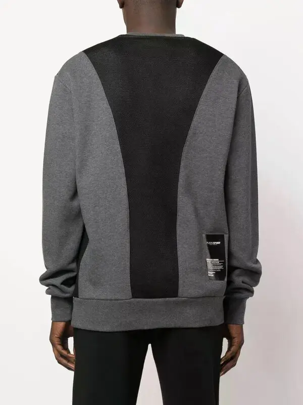 PLEIN SPORT Tiger-head Logo-print Sweatshirt