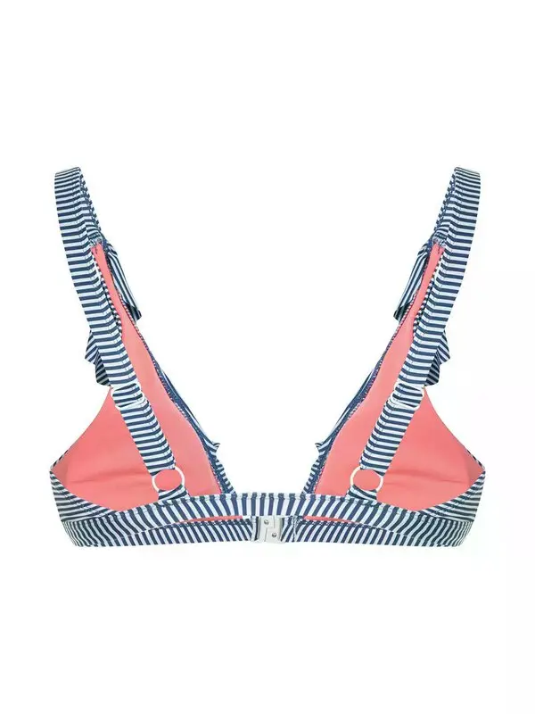 DUSKII Spritz Ruffled Bikini Top - Multicolour