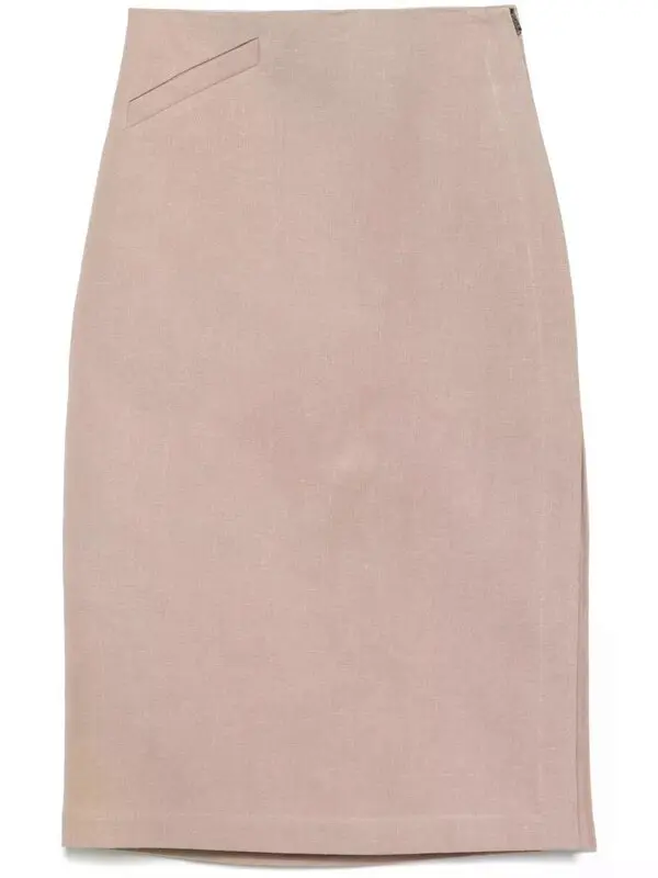 Fendi Midi Skirt - Brown