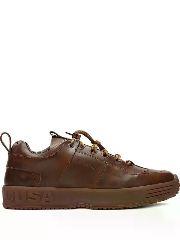 Buscemi Dc Shoes Lynx Sneakers In Leather - Brown