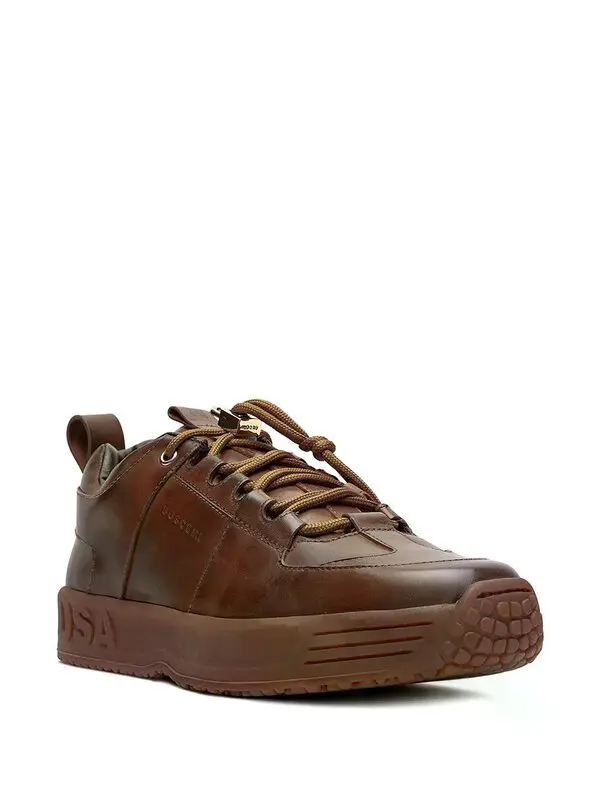 Buscemi Dc Shoes Lynx Sneakers In Leather - Brown