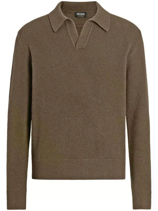 Zegna Oasi Cashmere Polo Shirt