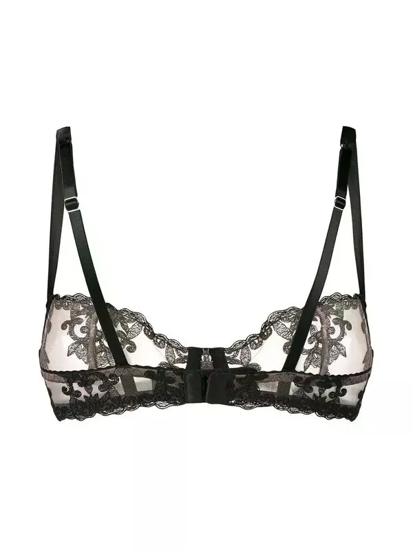 FLEUR OF ENGLAND Onyx Balcony Bra