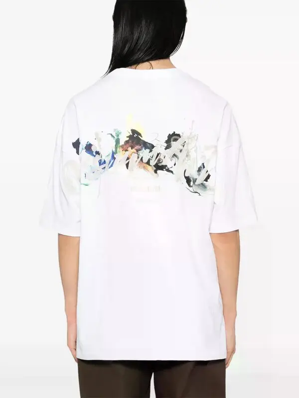MUSIUM DIV. Logo-embroidered T-shirt