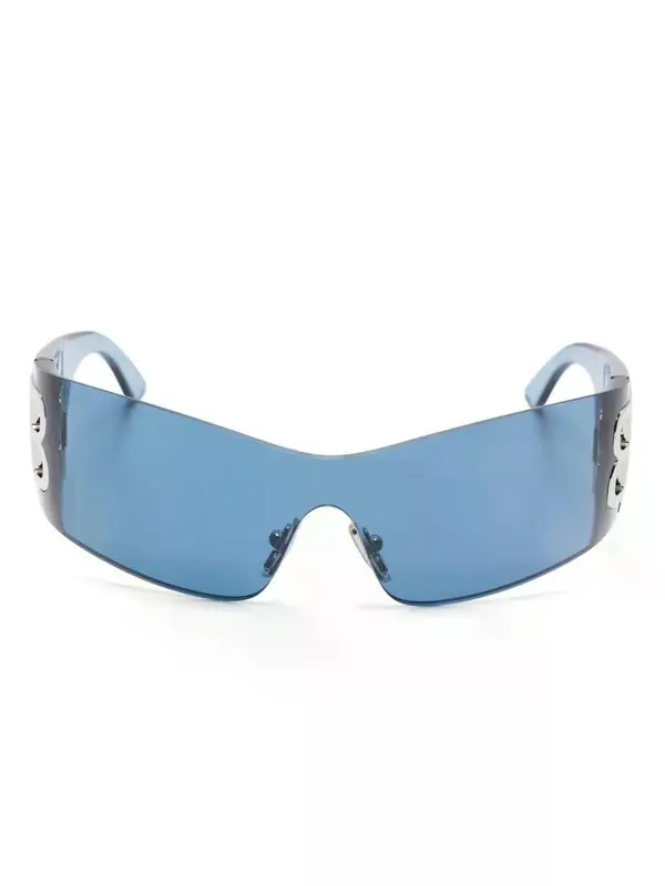 Balenciaga Wraparound Frame Sunglasses