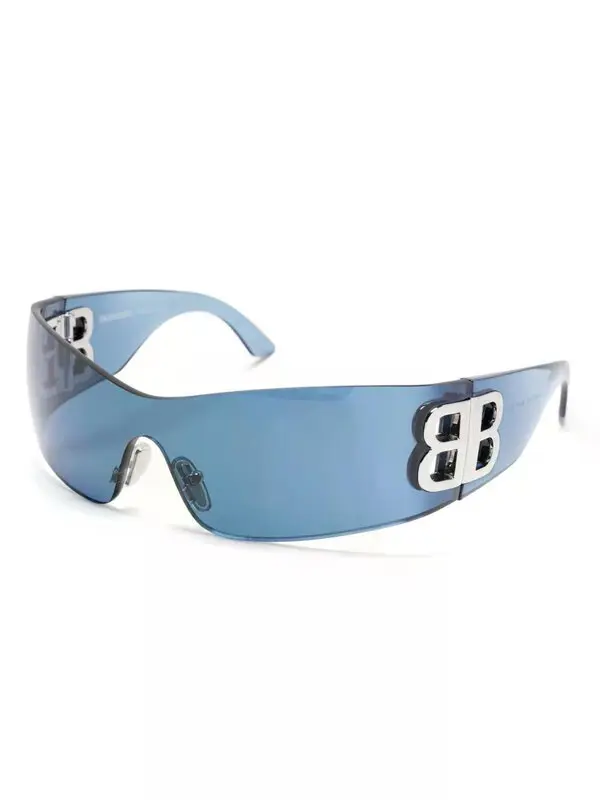Balenciaga Wraparound Frame Sunglasses