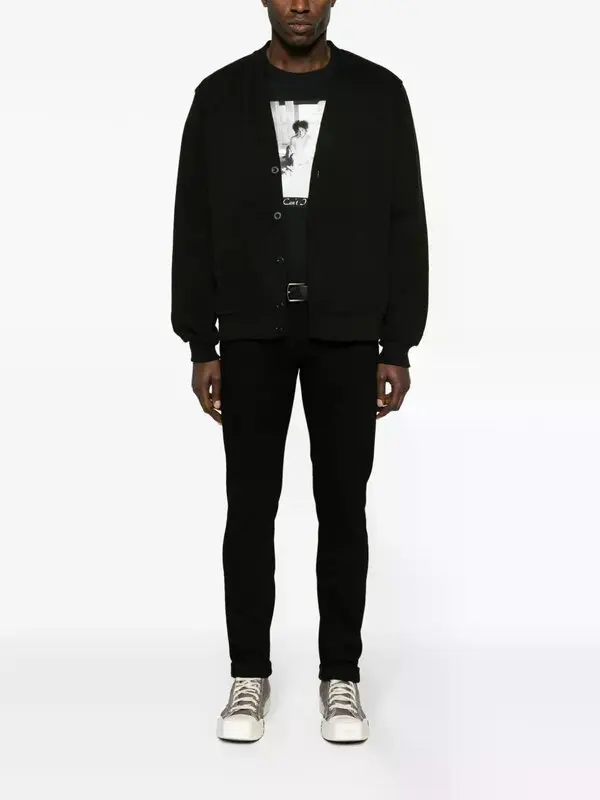 DONDUP George Mid-rise Tapered Jeans - Black