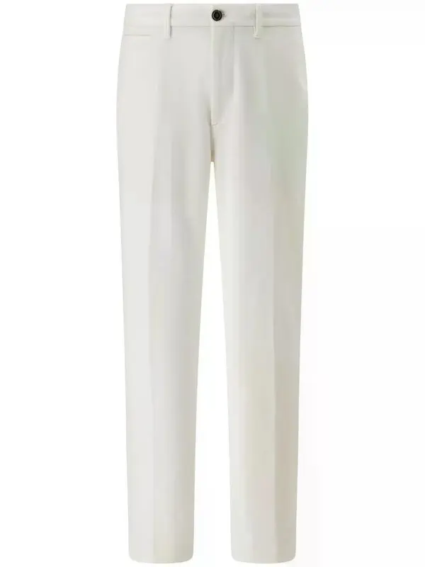 Boggi Milano Stretch-cotton Trousers - White