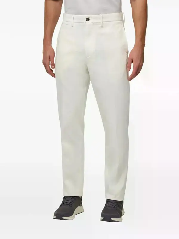 Boggi Milano Stretch-cotton Trousers - White