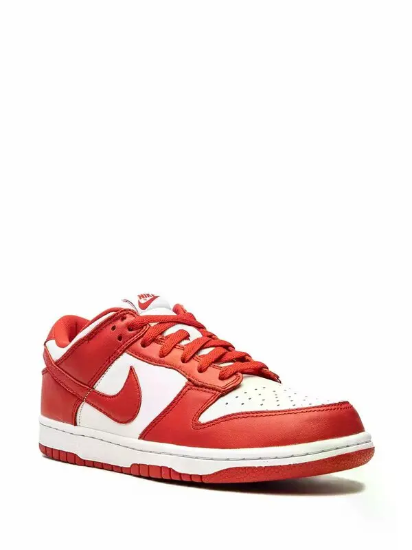Nike Dunk Low Retro Sp St. John's Leather Sneakers - Red