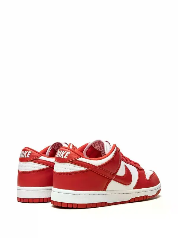 Nike Dunk Low Retro Sp St. John's Leather Sneakers - Red