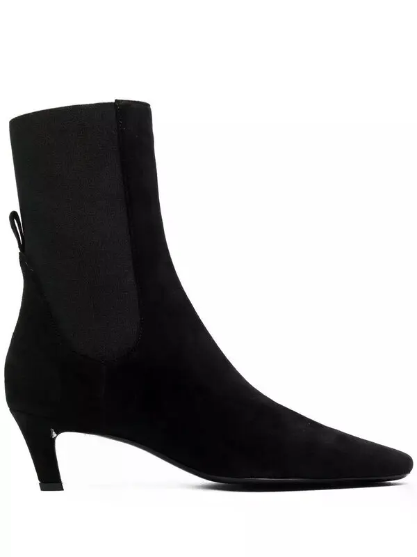 TOTEME The Mid Heel 50mm Boots - Black