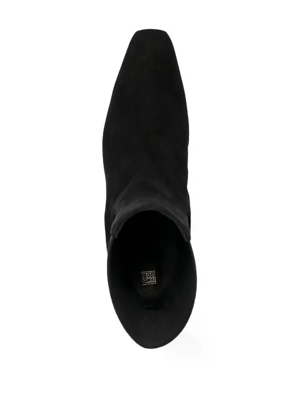 TOTEME The Mid Heel 50mm Boots - Black