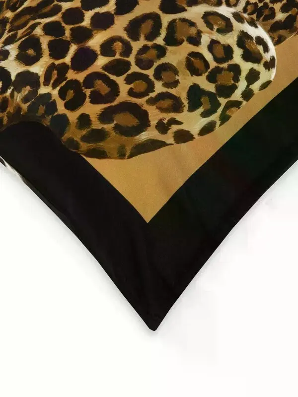 Dolce & Gabbana Large Leopard-print Cushion