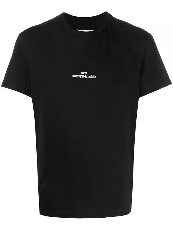MAISON MARGIELA Distorted-logo Cotton T-shirt