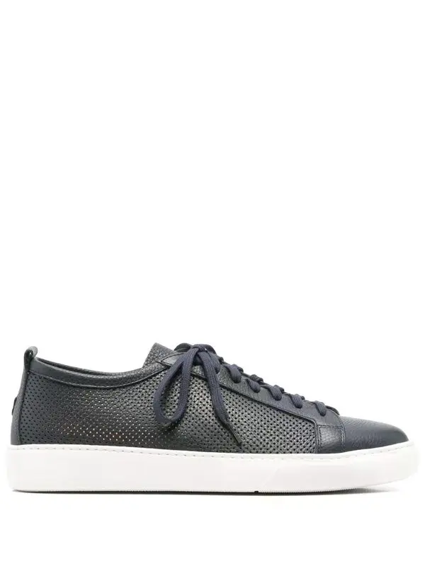 HENDERSON BARACCO Perforated Lace-up Sneakers - Blue