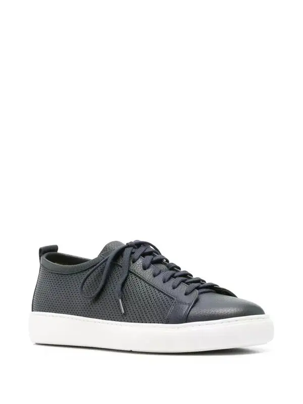 HENDERSON BARACCO Perforated Lace-up Sneakers - Blue