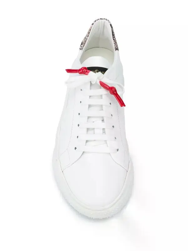GIULIANO GALIANO Python Nemesis Sneakers - White