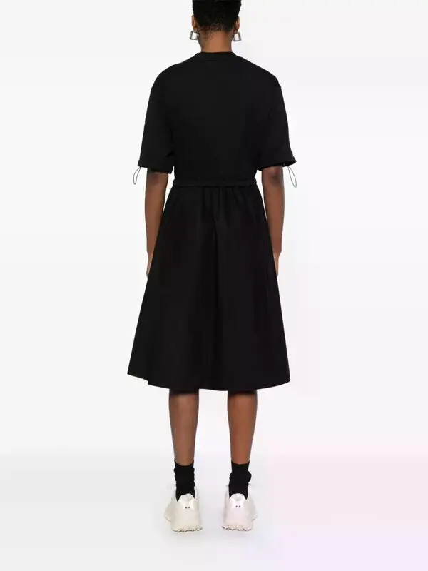 Moncler Contrast-panel Midi Dress