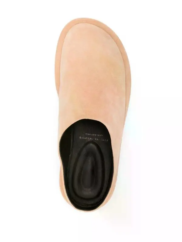 Officine Creative Slip-on Suede Mules - Neutrals