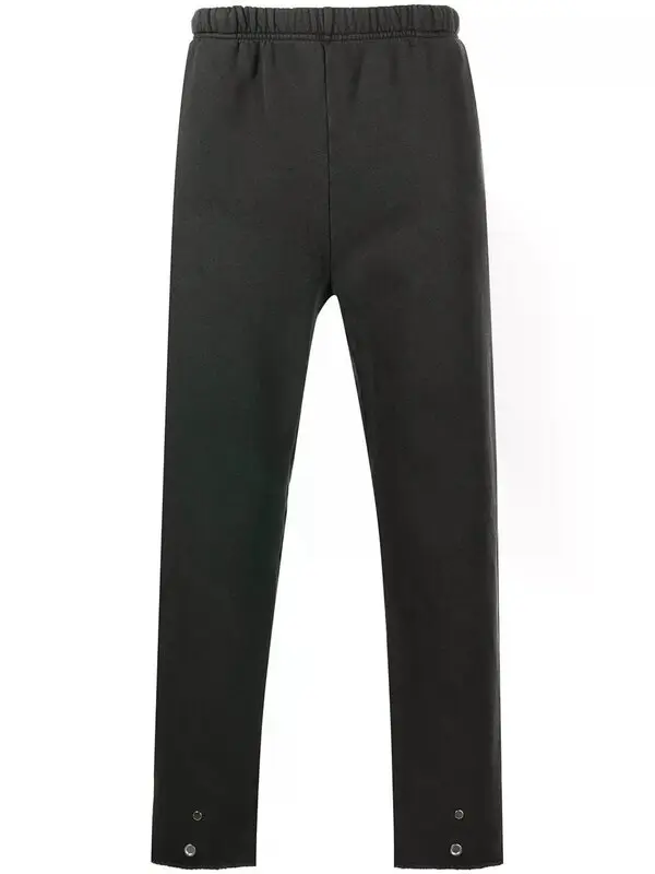 LES TIEN Cropped Straight-leg Cotton Joggers