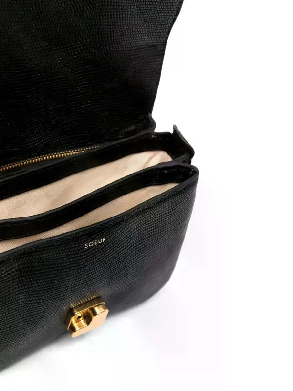 Soeur Mini Bellissima Crossbody Bag - Black