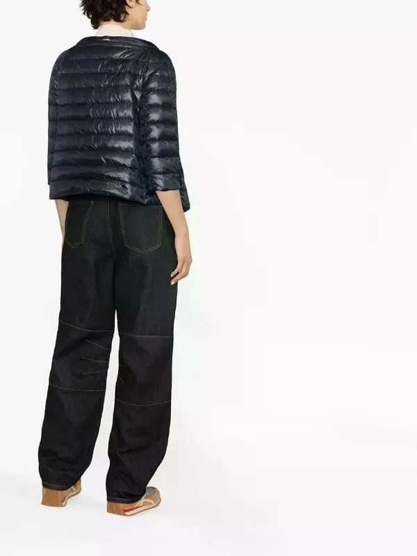 Herno Quilted Three-quarter Sleeve Jacket