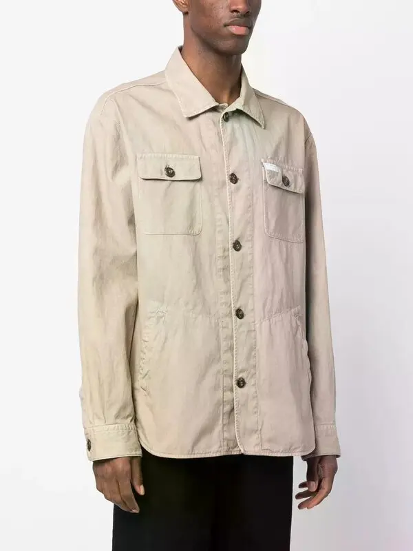 FAY Button-down Shirt Jacket