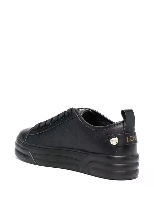 Liu Jo Cleo Embossed Calf Leather Low-top Sneakers